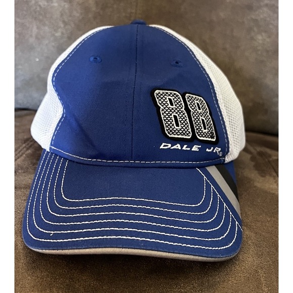 Accessories | Dale Earnhardt Jr Blue 88 Valvoline Nascar Mesh Trucker ...